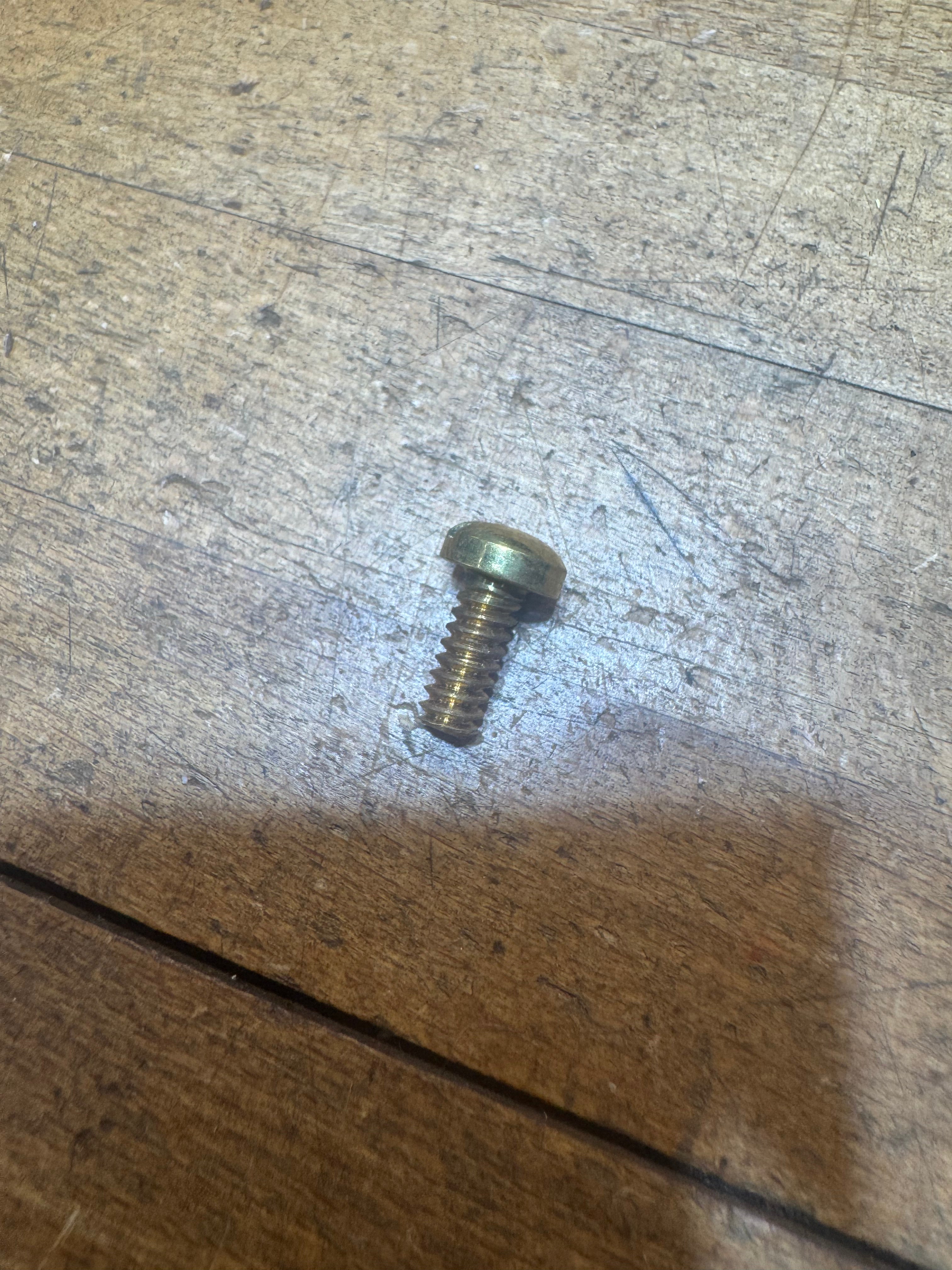 Forward tote screw - brass reproduction – Just Plane Fun